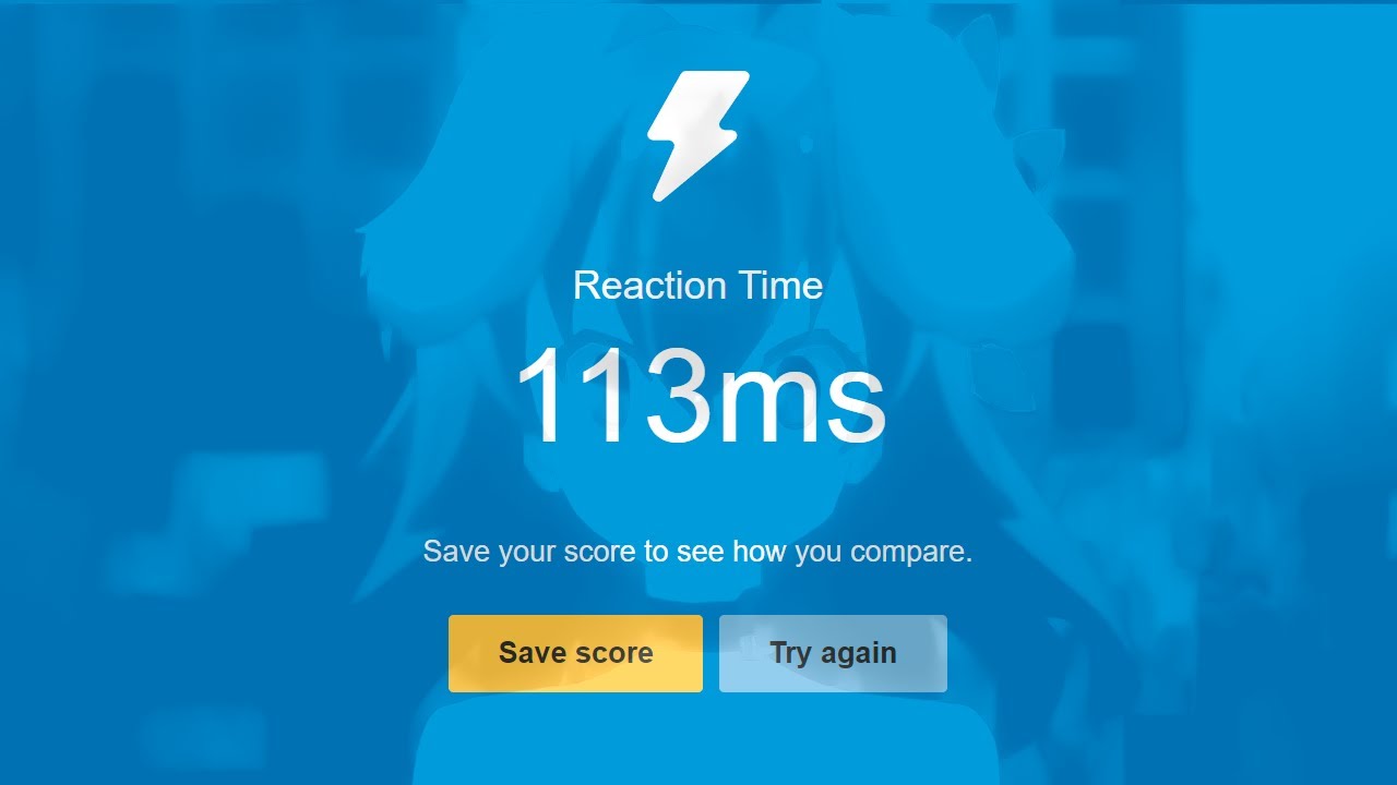 human benchmark 113ms world record