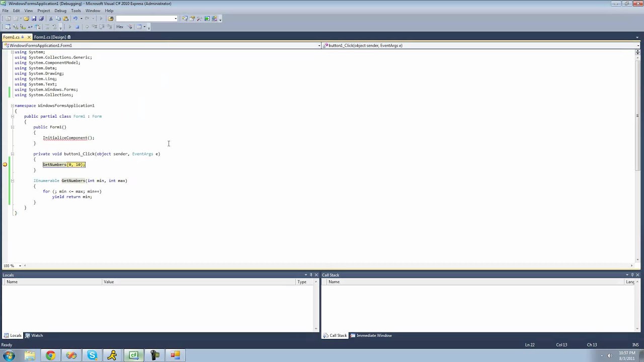 C# Beginners Tutorial - 167 - IEnumerable and Yield Return