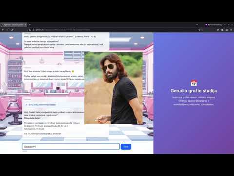Gerutis.lt - DI agentų platforma (pokalbių robotai su MCP integracija)