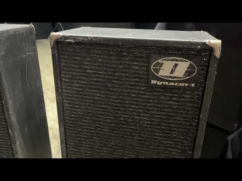 Dynacord MV120 all tube mixer/amplifier w Cabs 1960s - Gold | Reverb