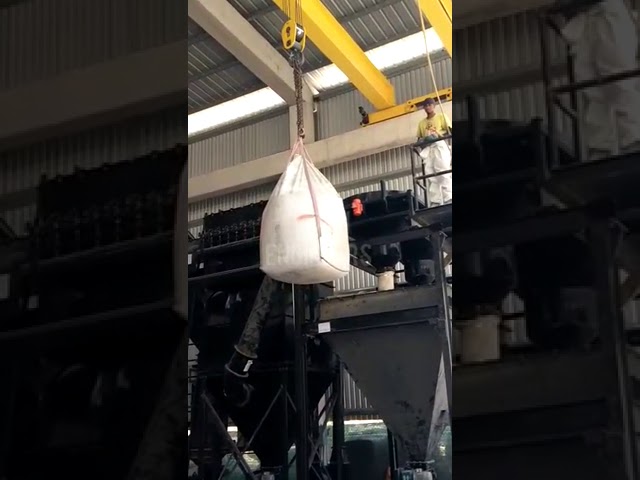 Jumbo Bag Unloading Bag Packing System - Cement Packing Machine ...