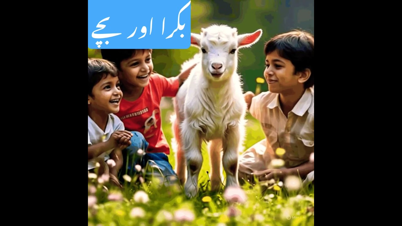 Goat and kids cartoon friendship story #catroon #cartoon #facts #babytoons