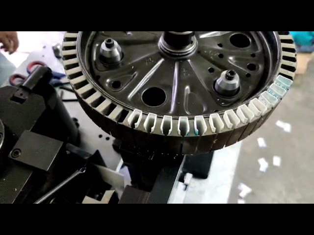 automatic winding machines for motor making - EV Automatic Wedge Paper ...