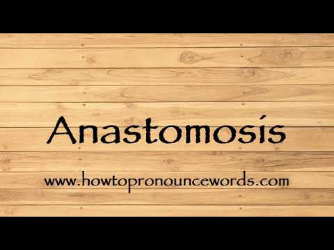 How To Pronounce Anastomosis ? How To say Anastomosis New Video