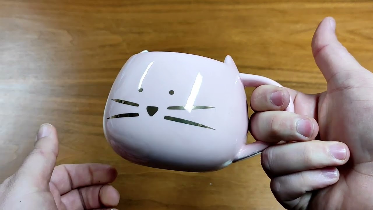 Cute Cat Mug with a SURPRISE INSIDE!