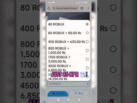 Buy Robux in Nepal - Cheap and Fast! Only at nepezimart.shop