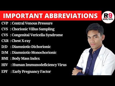 250+ FULL FORM COMMON MEDICAL Term and abbreviations || NURSESImportantabbreviation || #R9STUDYZONE