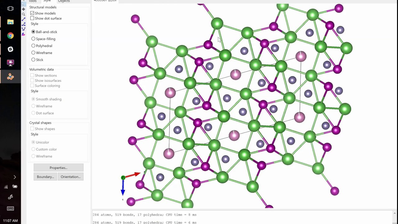 Tutorial of VESTA software for creating crystal structures