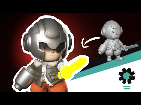 Sculpting the MASKED MAN from Mother 3 - 3D Modeling Tutorial