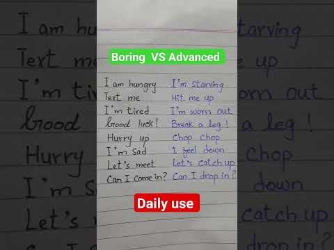 #advanced #boring #sentences #viralshort #daily