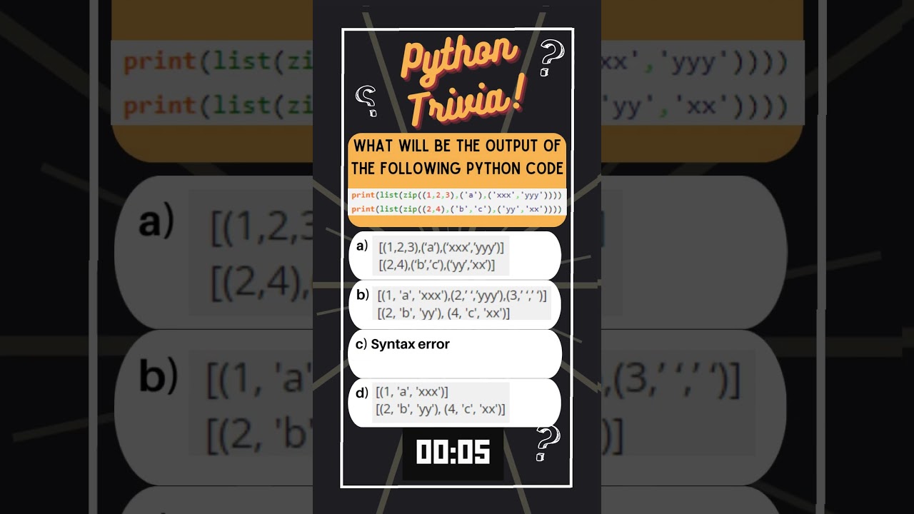 Python Trivia   List 51 #coding #python #techcommunity #shorts #trending #viral #datascience