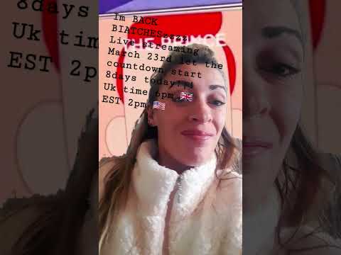 Short for my live stream on Thursday 23March 2pm EST , 6pm uk time