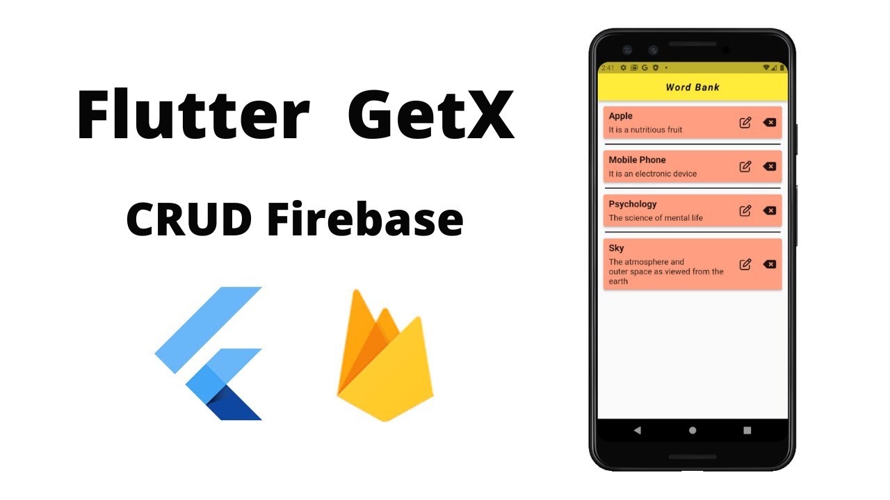 Flutter Firebase CRUD with GetX  Pt.1 Read Data || Fetch Data from Firebase Firestore