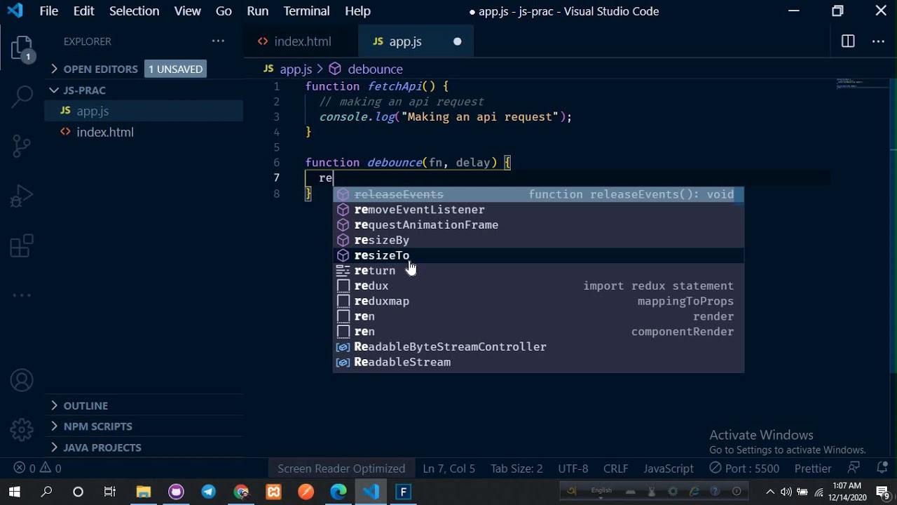 Debounce Function - JavaScript (Bangla)