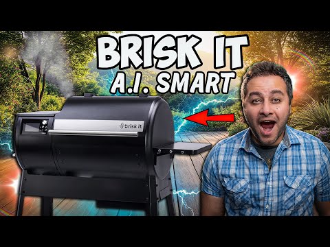 Brisk It Origin-580 A.I. Smart WiFi Pellet Grill Review 🔥 | Is This the Smartest Grill of 2025?