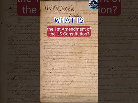 What is the 1st Amendment of the US Constitution?