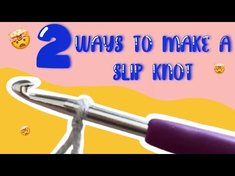 HOW TO DO A SLIP KNOT | CROCHET AND KNITTING TUTORIAL