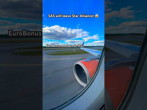 SAS will leave Star Alliance! EuroBonus members: do this
