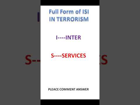 ISI Full Form in Terrorism | What is ISI? | Quick Explanation #shorts #pahalgam #isi