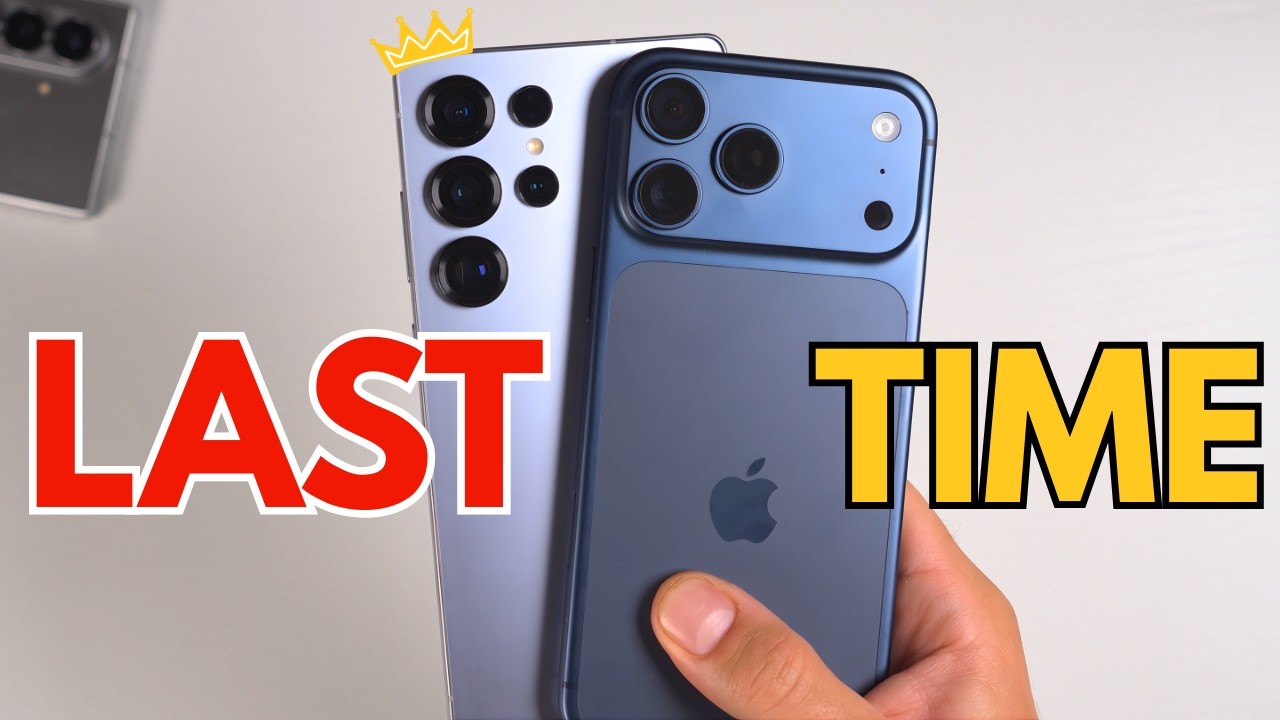 Galaxy S25 Ultra vs iPhone 17 Pro Max - THE FINAL BATTLE!