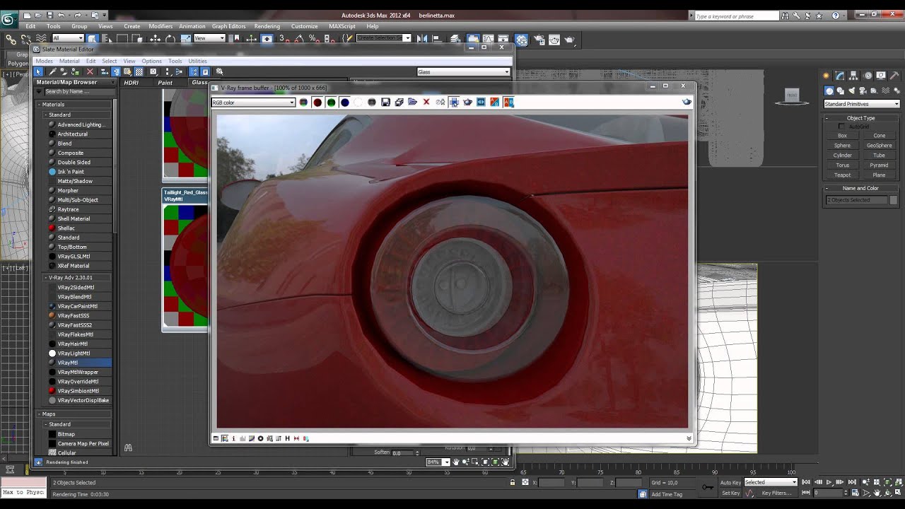 Car Render Tutorial with 3Ds Max & Vray - Part 3