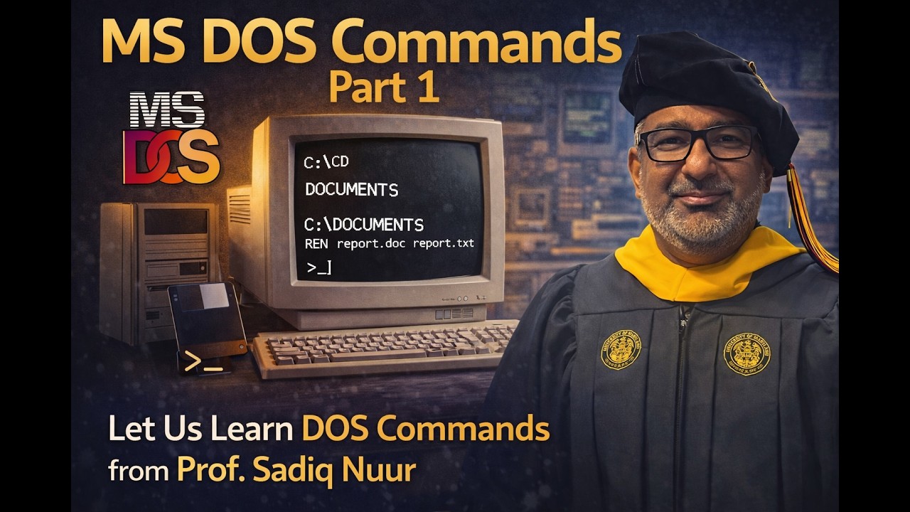 MS DOS Commands Part 1