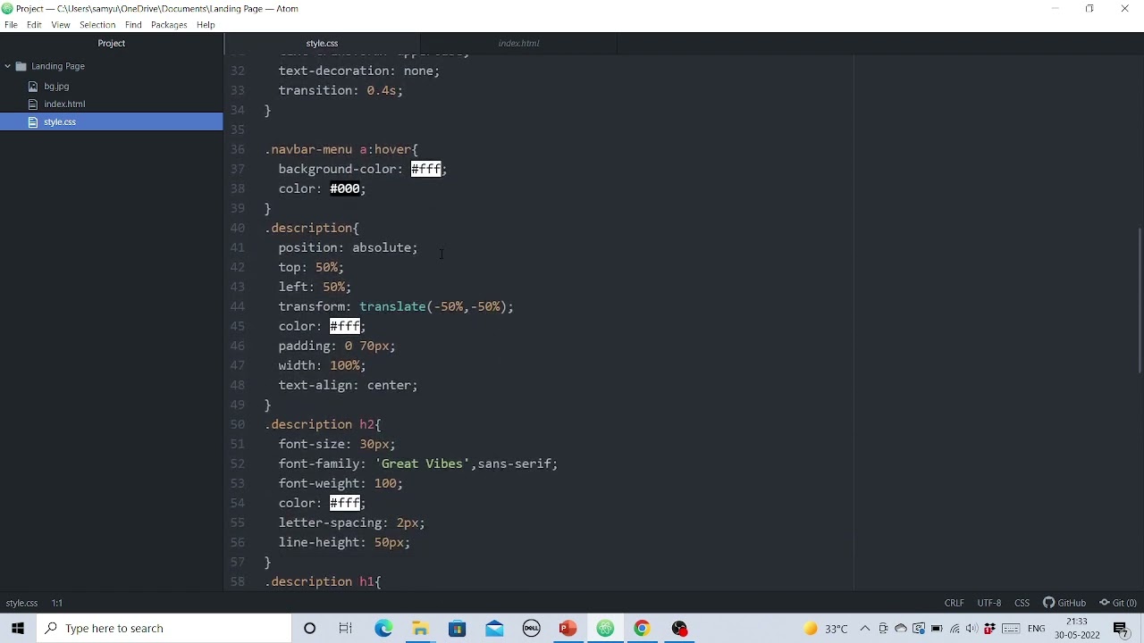Internship | Web  Development and Designing | Oasis Infobyte| OIBSIP TASKNO 1