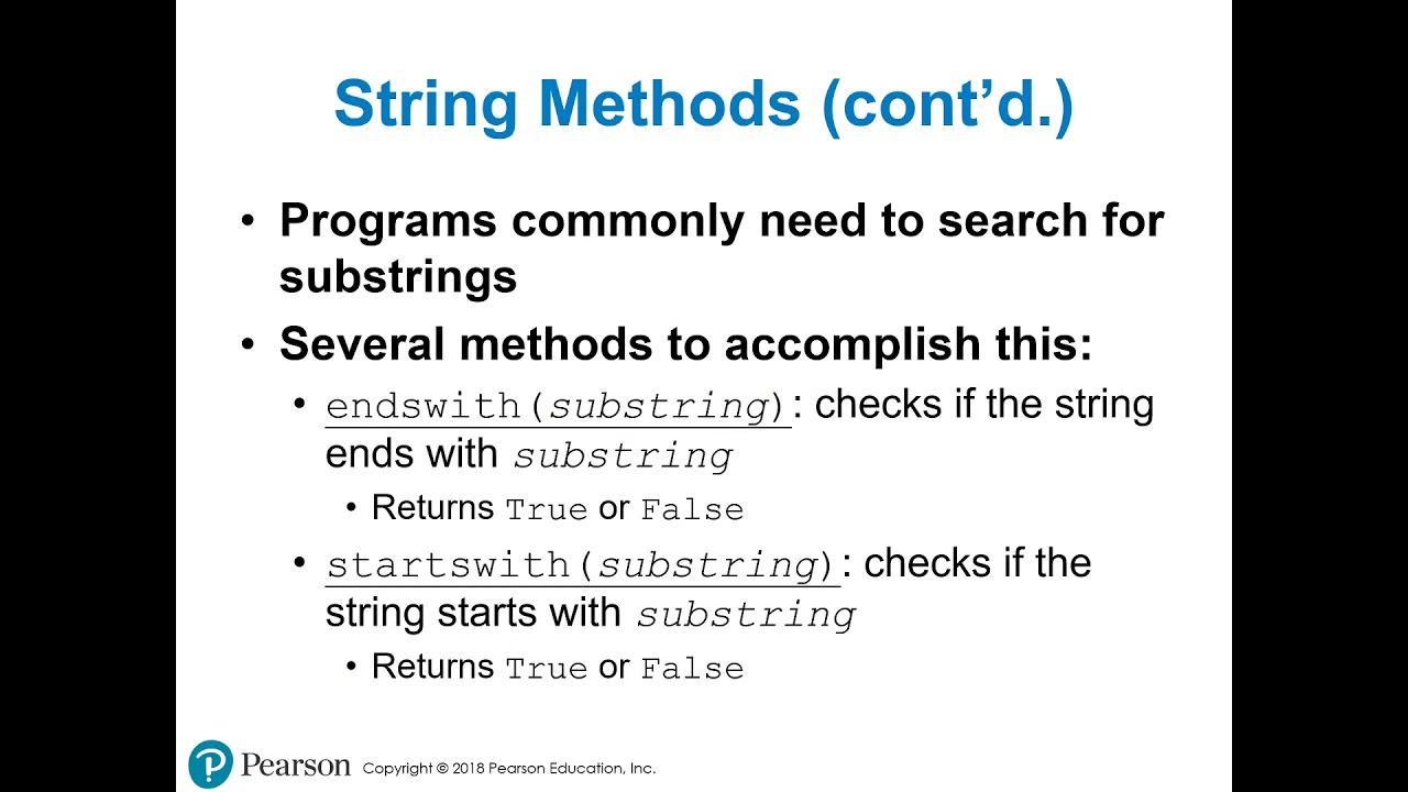 Chapter 8 Common String Operations