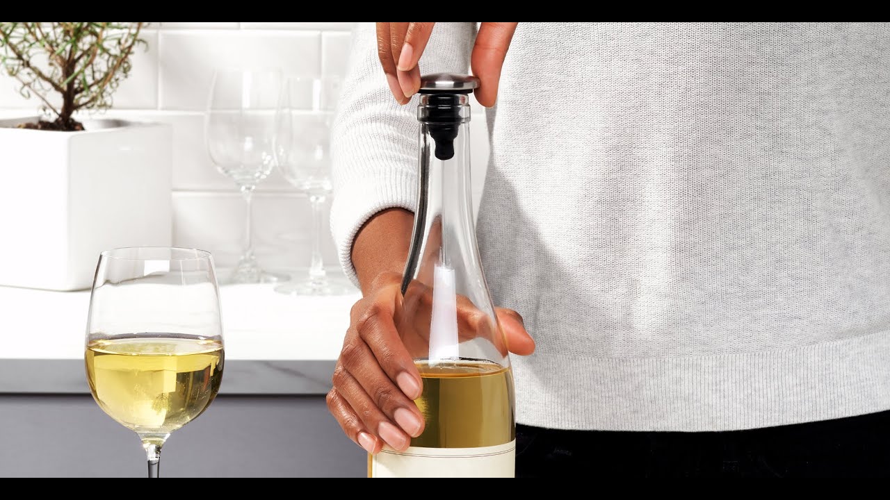 OXO - Set de 2 bouchons extensibles pour bouteilles de vin