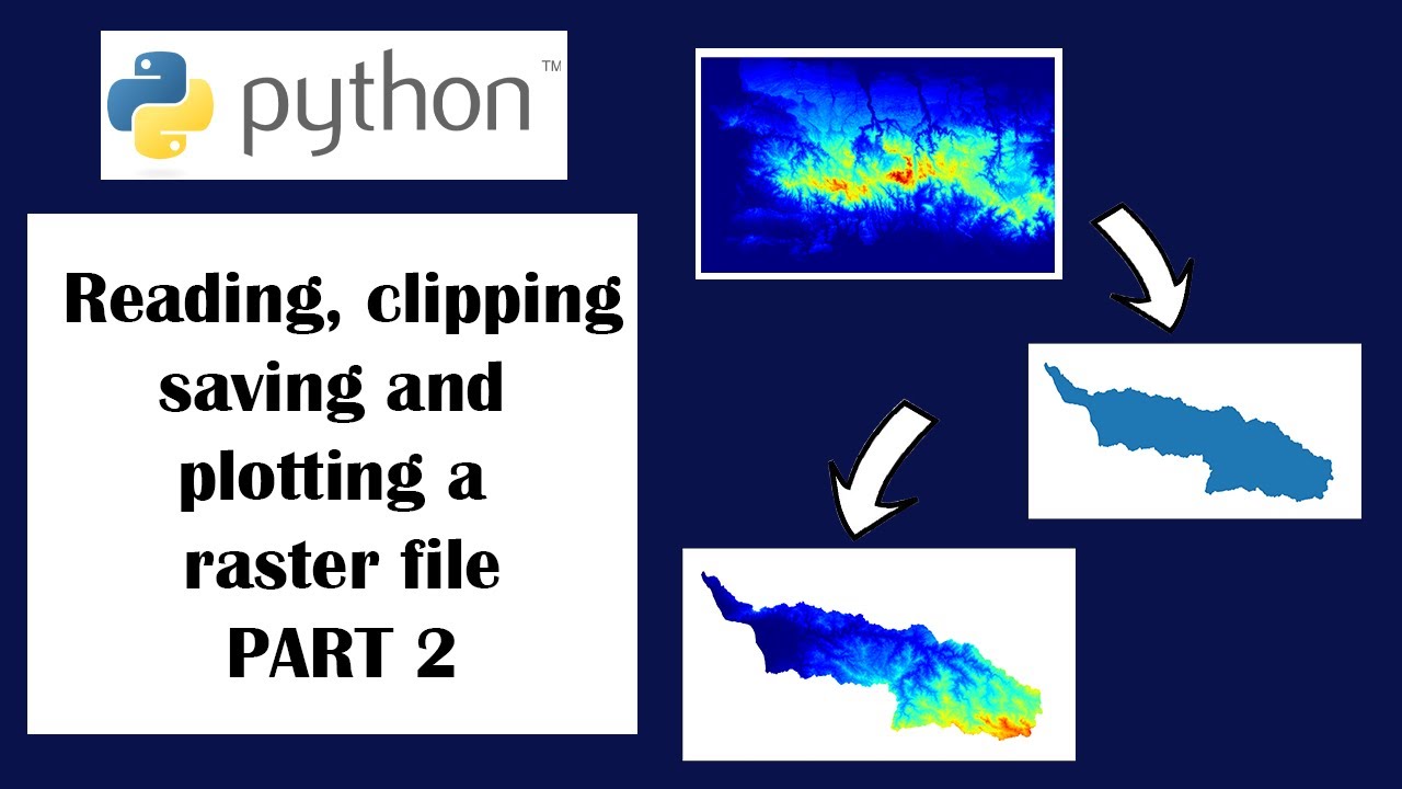 Reading, Clipping, Saving and Plotting a raster file using python - PART 2
