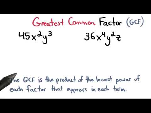 Greatest Common Factor with Variables - Visualizing Algebra