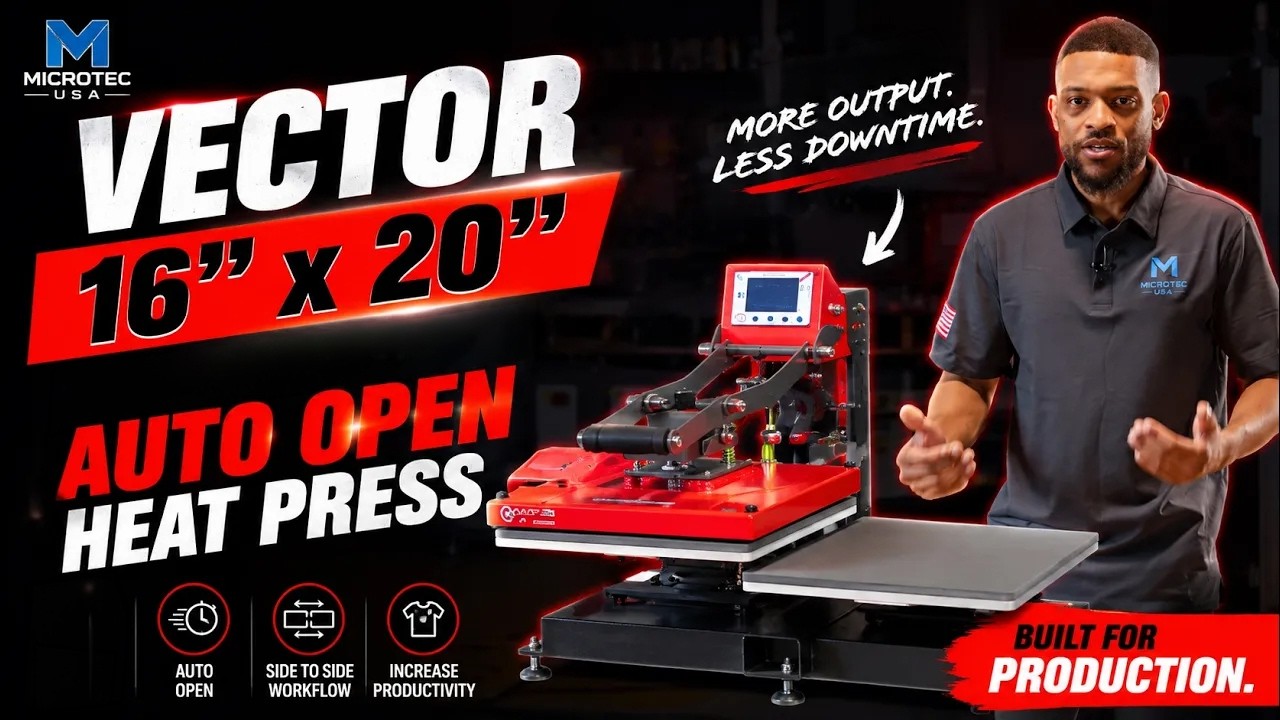 The Heat Press That Will Start Your Business - VECTOR V1620-AS
