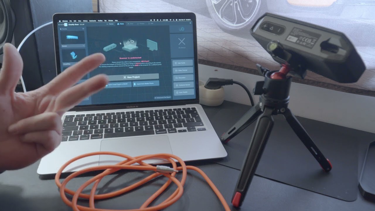 Creality CR-Scan Otter - Cable Options