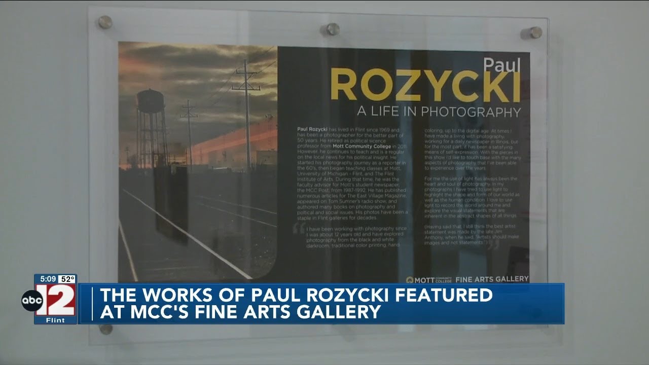 The works of Paul Rozycki featured at MCC's Fine Arts Gallery