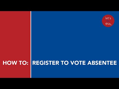 How to register to vote absentee in Oklahoma