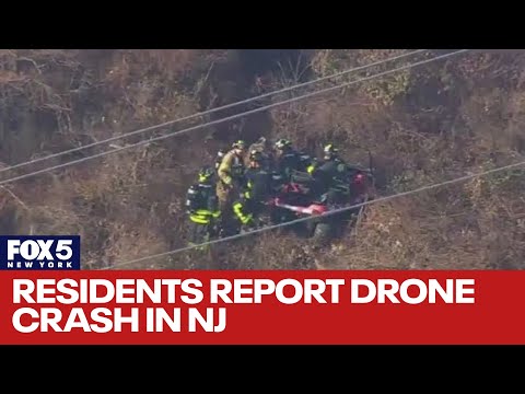 Residents report drone crash in NJ, investigation underway
