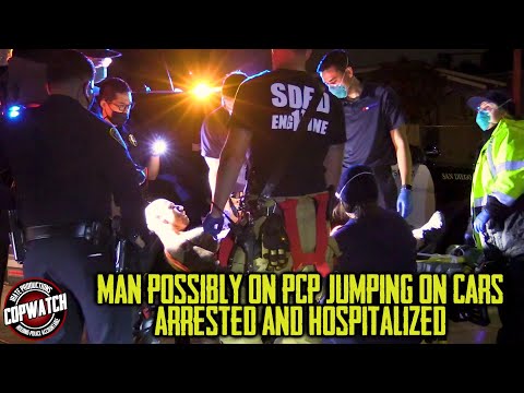 Man Possibly on PCP Jumping on Cars Arrested & Hospitalized | Copwatch ...