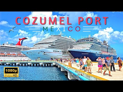 What to Expect in Cozumel Cruise Port? Walking Tour & Guide! 🚢🌎