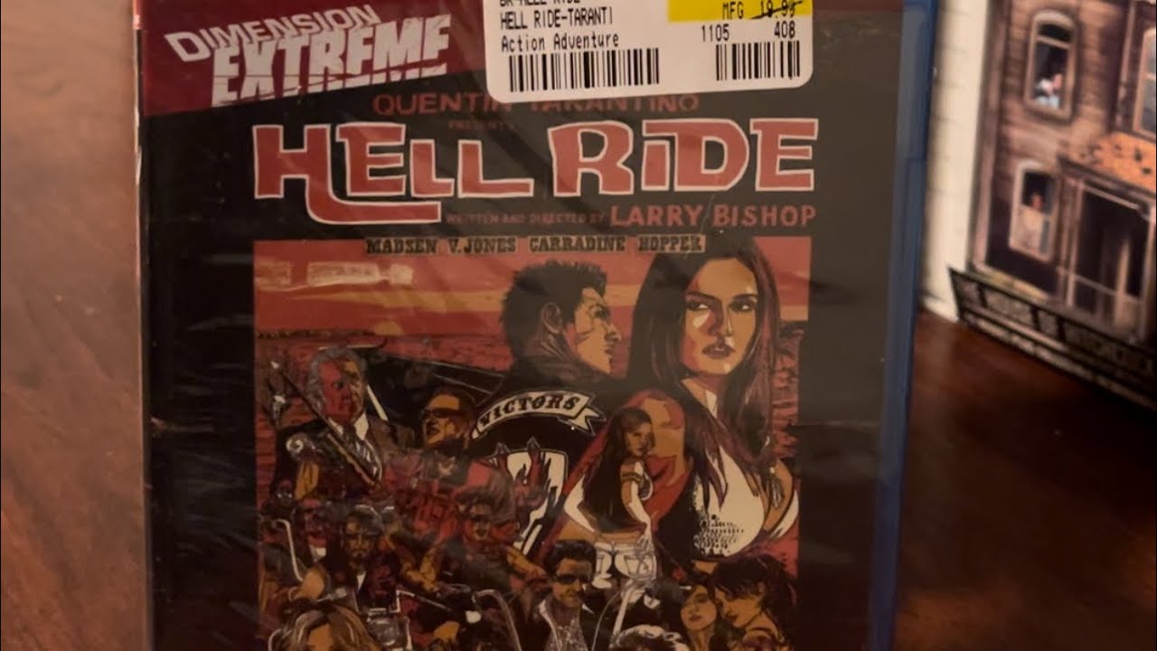 Hell Ride blu ray unboxing Quentin Tarantino presents