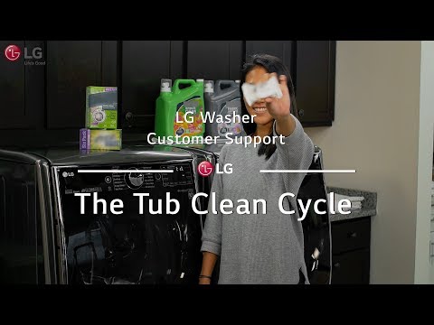 LG Washer - The Tub Clean Cycle