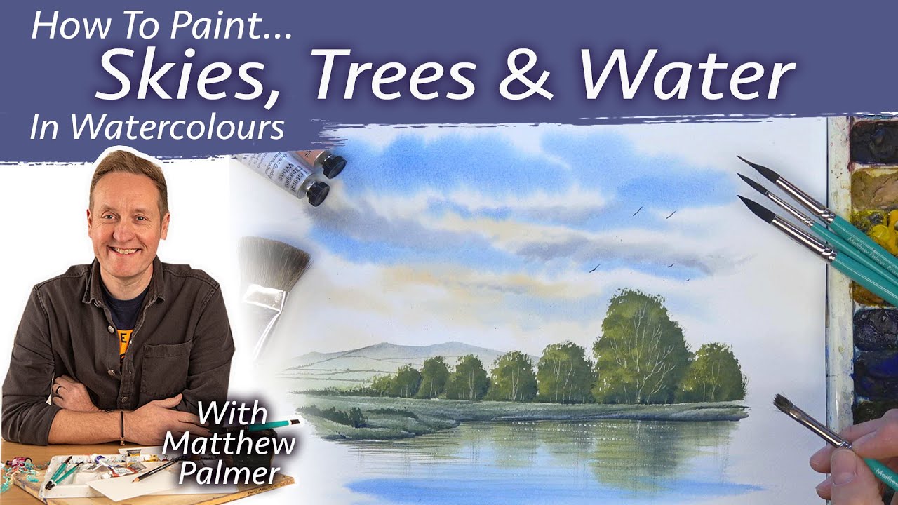 Essential Watercolour. Skies, Trees, Water & Landscapes