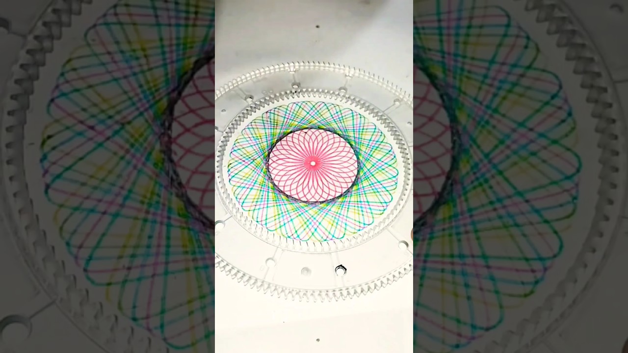 Satisfying Spirograph Drawing | Relaxing ASMR Sounds for Stress Relief #SpirographDrawing #ASMR  9c