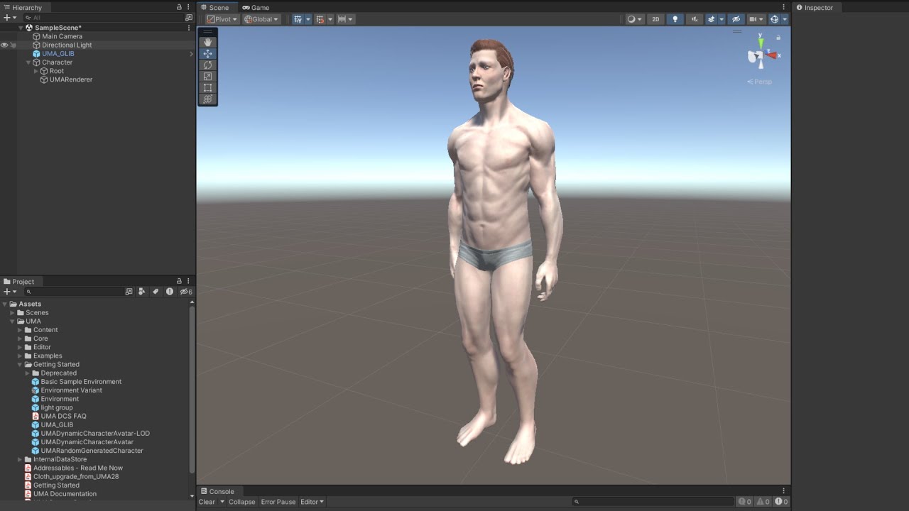 UMA Basics - Part 1: Generating a Character