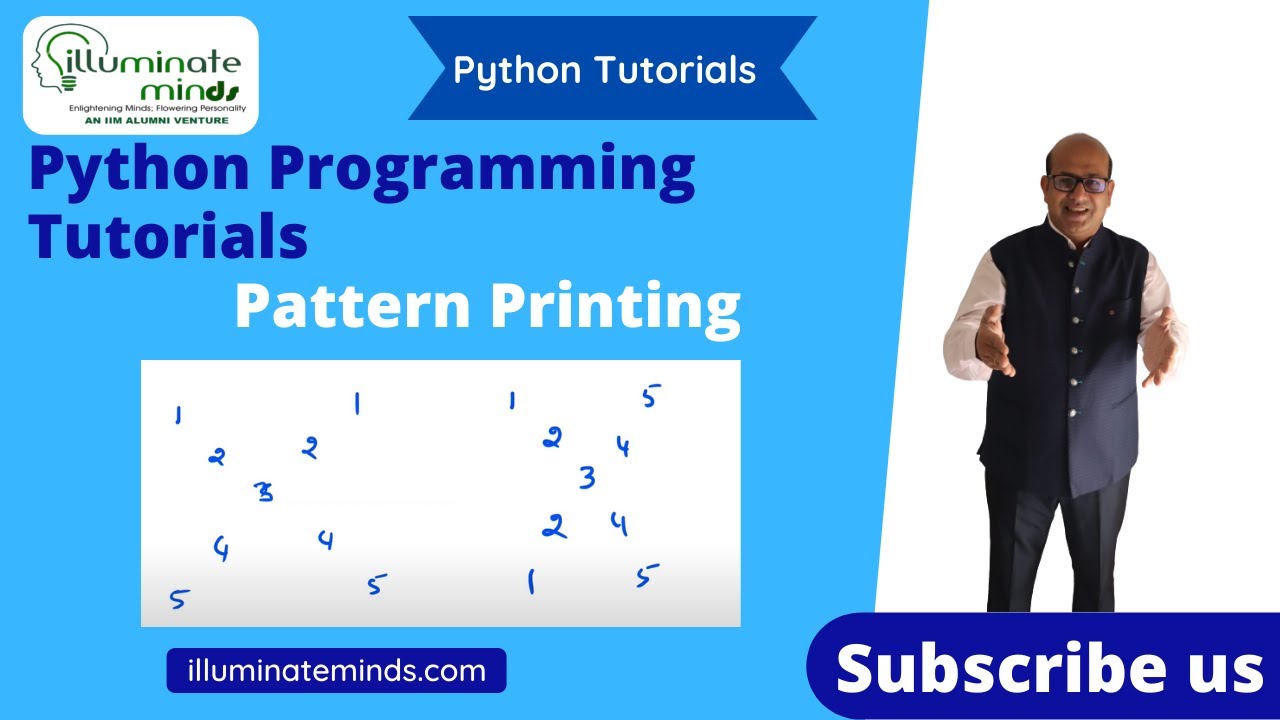 Pattern Printing Python Programming Cross | TCS NQT