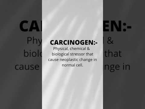 #carcinogen #neoplasm #cancer #medical #term #shorts