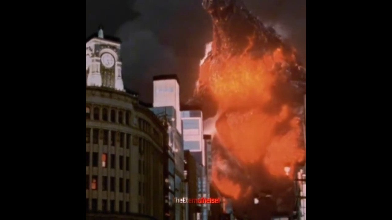 What If Burning Godzilla Actually Blew up...🔥☠️ #kaiju #godzilla #godzillacharacter #whatif #edit