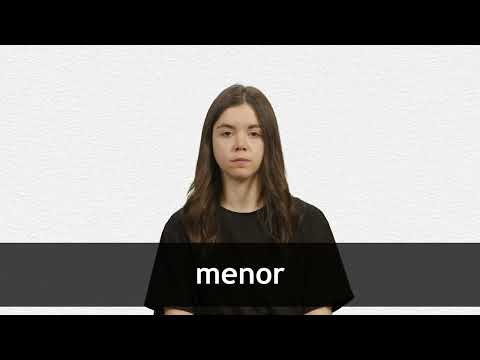 English Translation of “MENOR” | Collins Spanish-English Dictionary