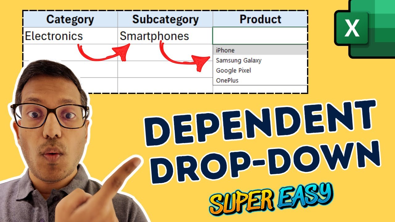 Creating Multi-Level Dependent Drop Down Lists in Excel - New and Better Way!