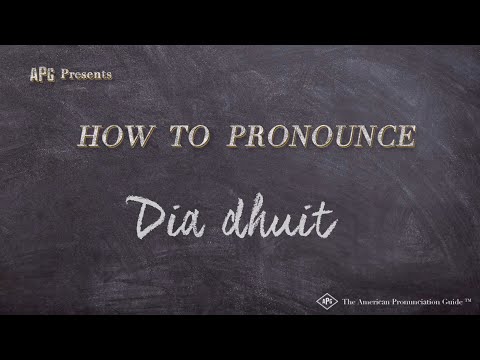 How to Pronounce Dia dhuit (Real Life Examples!)