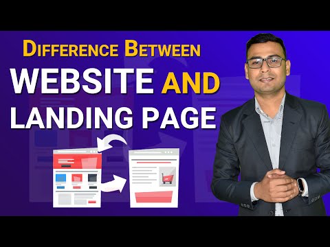 Difference between Landing Page & website | Landing Page Tutorials